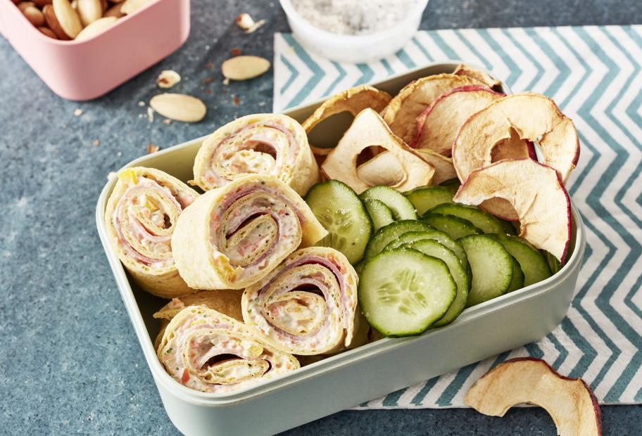 Schnelle Tortilla-Schnecken mit Schinken | Simply-Cookit