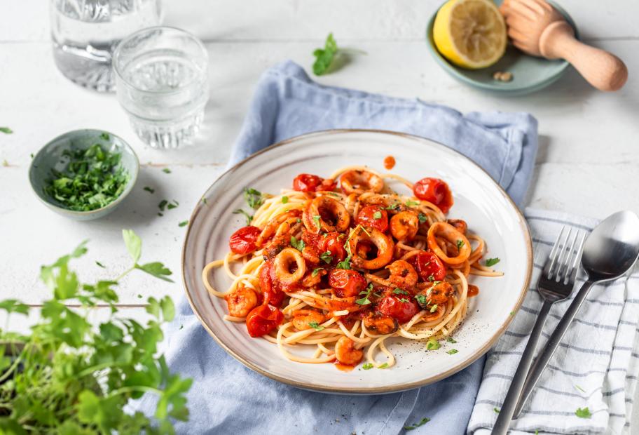 Spaghetti Frutti di Mare | Simply Cookit