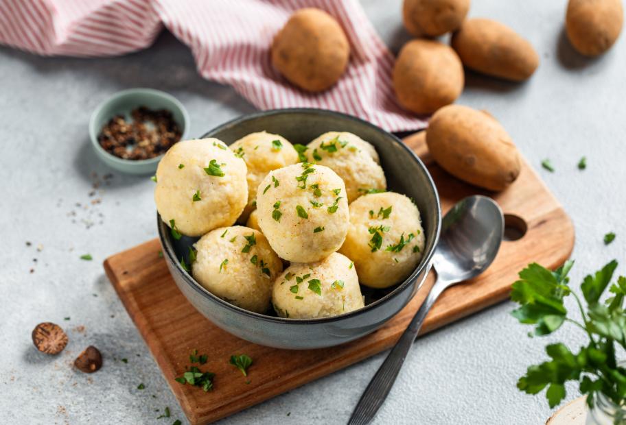 Kartoffelklöße halb und halb | Simply Cookit