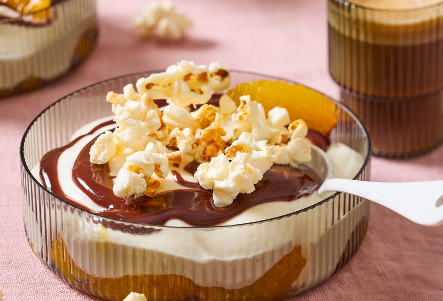 Cheesecake-Dessert mit Popcorn | Simply Cookit