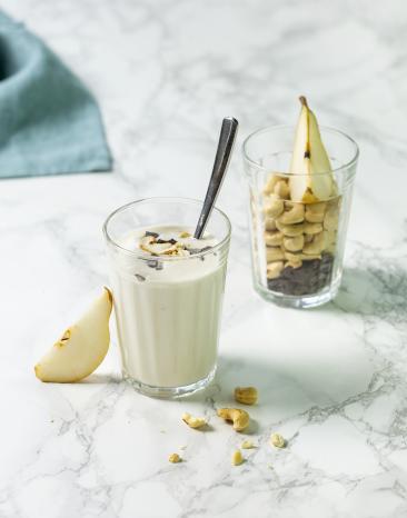 Veganer Cashew-Shake mit Birne | Simply-Cookit