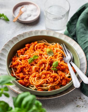 Rote Linsen-Bolognese | Simply Cookit